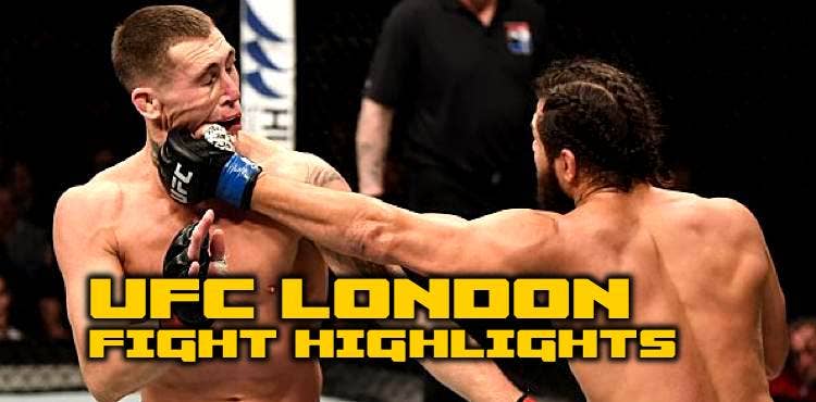 UFC London Fight Highlights: Jorge Masvidal stops Darren Till dead in ...