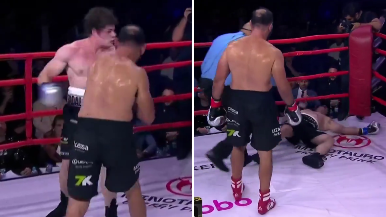 Retired UFC legend knocks out influencer in boxing match - MMA Weekly