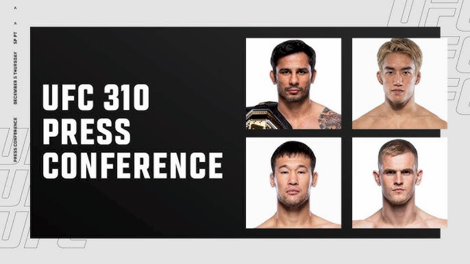 UFC 310 Pre-Fight Press Conference - MMA Weekly