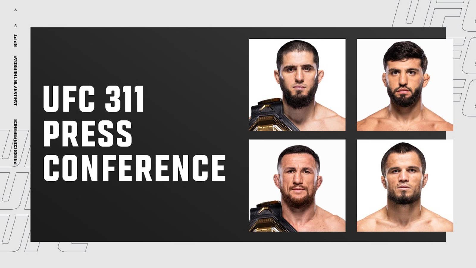 UFC 311: Makhachev vs. Tsarukyan 2 Pre-Fight Press Conference - MMA Weekly