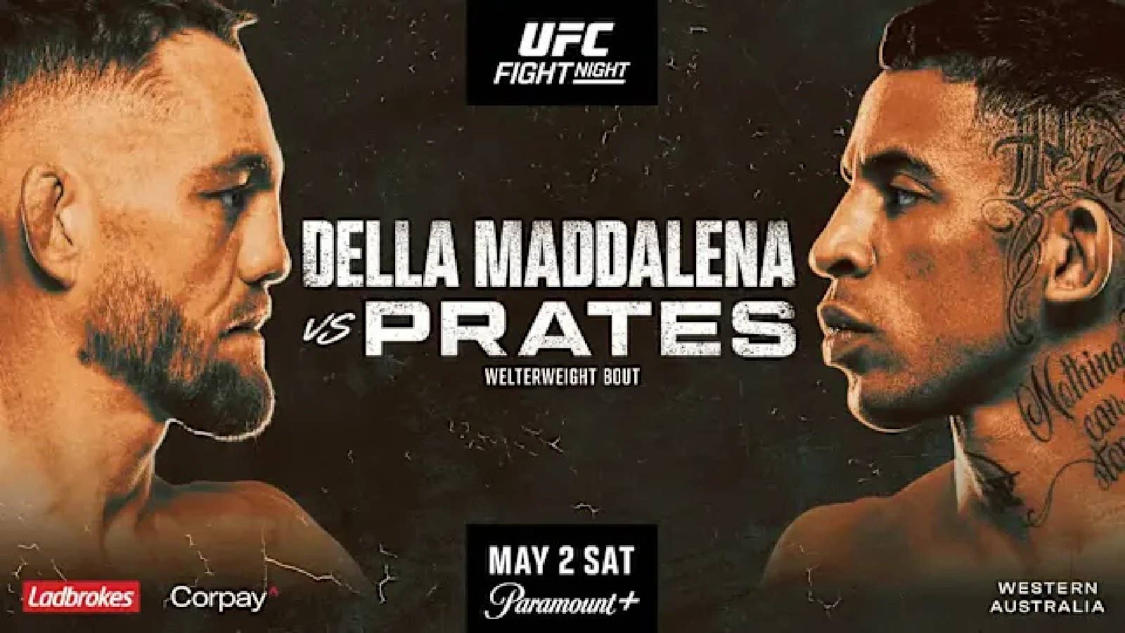 UFC Perth: Della Maddalena vs. Prates live results - MMA Weekly