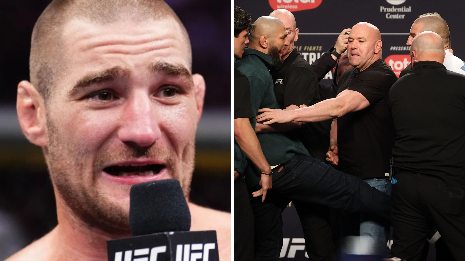 Sean Strickland suffered 'kick in the nuts' from Khamzat Chimaev ...