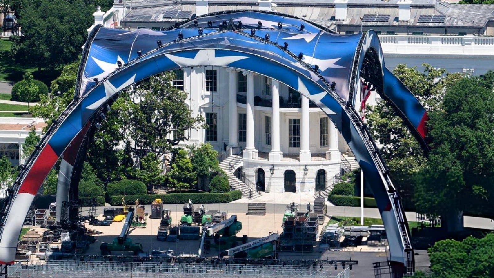 Latest look at UFC Freedom 250 White House transformation - MMA Weekly