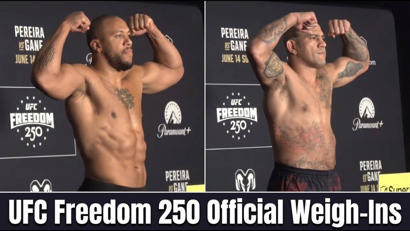 UFC Freedom 250 weigh-in results - MMA Weekly
