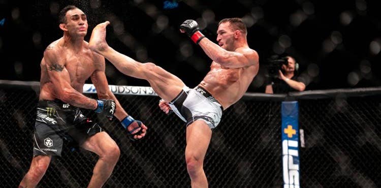 Watch Michael Chandler spectacularly KO Tony Ferguson | Video ...