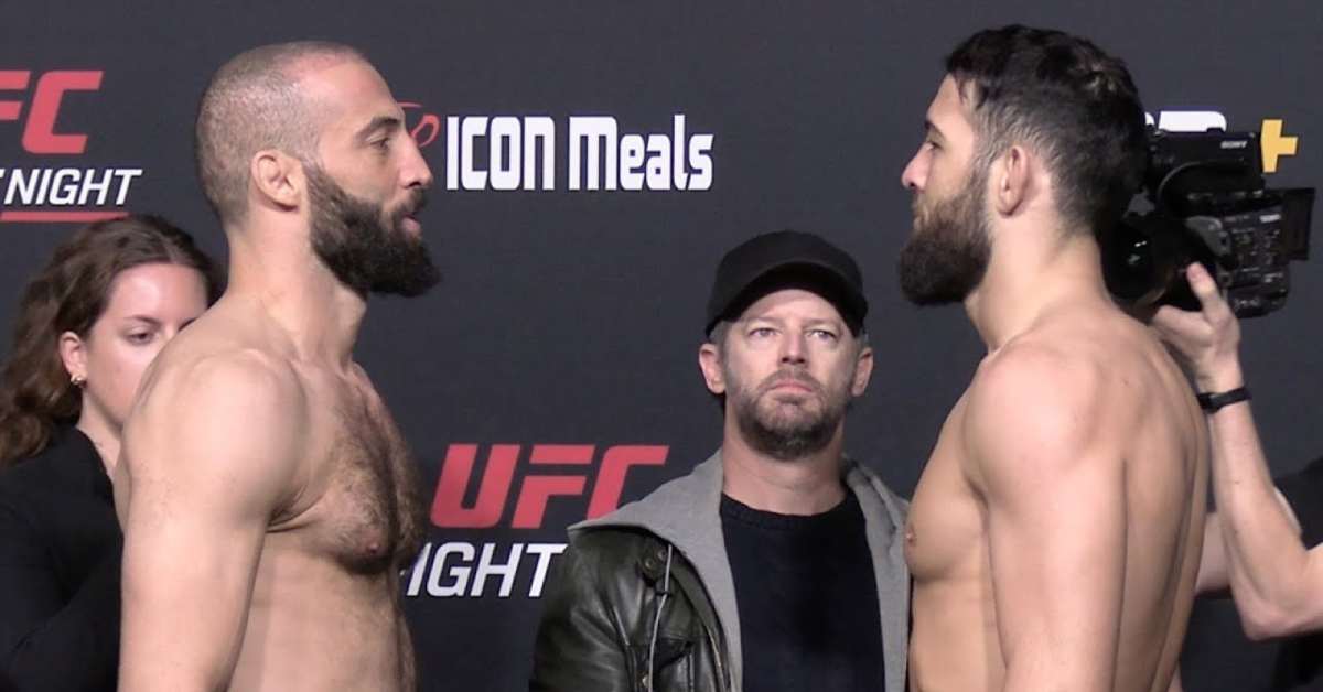 UFC Fight Night 235 Face-Offs Video - MMAWeekly.com | UFC and MMA News ...