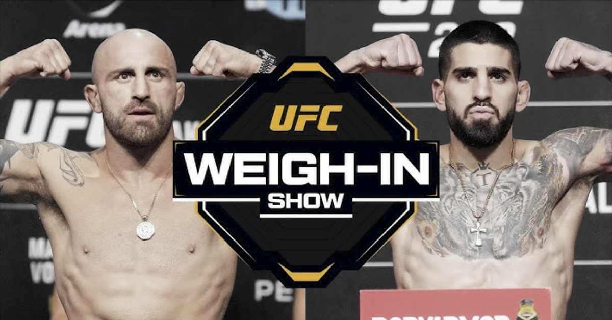 UFC 298 Weigh-in Results and Video - MMAWeekly.com | UFC and MMA News ...