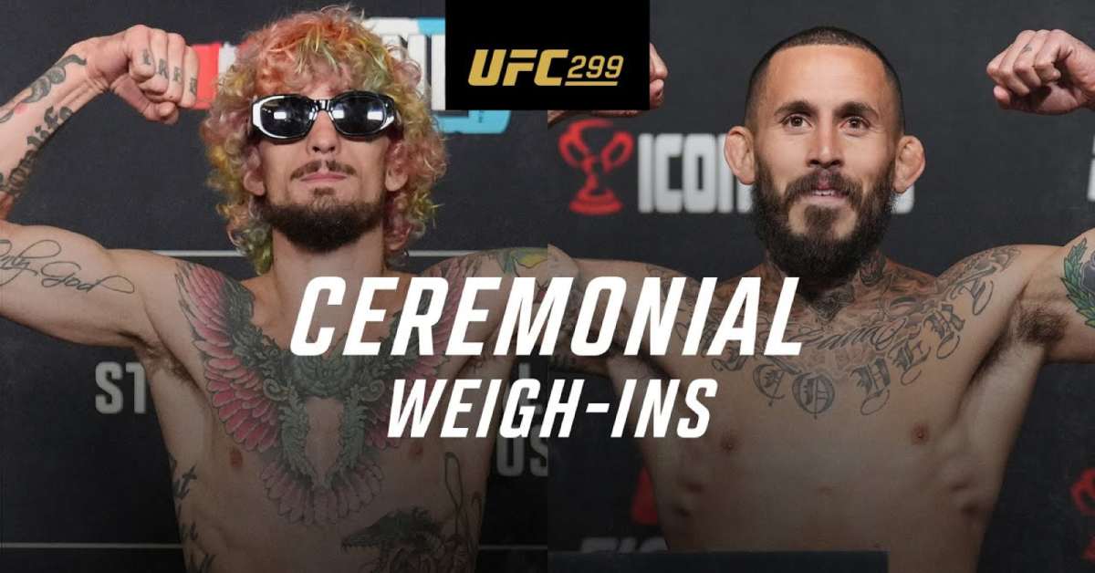 UFC 299 Ceremonial Weigh-In Video - MMAWeekly.com | UFC and MMA News ...