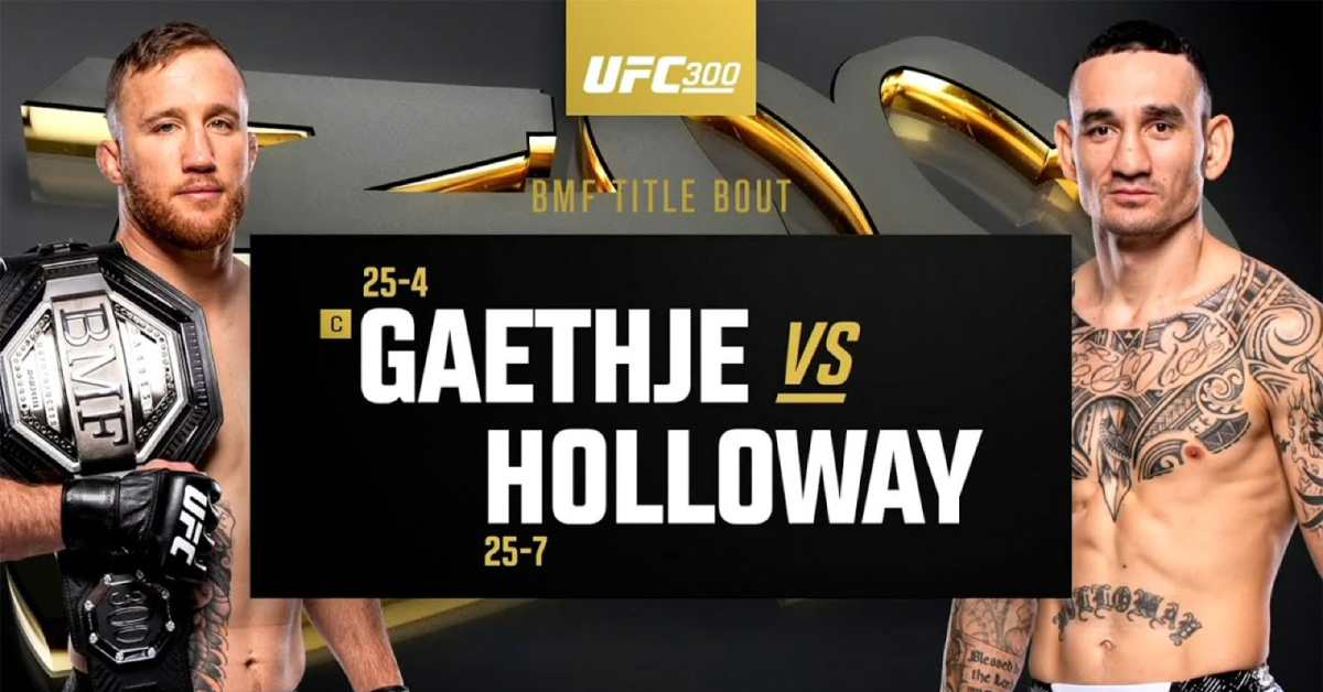 UFC 300: Justin Gaethje vs. Max Holloway Highlights - MMAWeekly.com ...