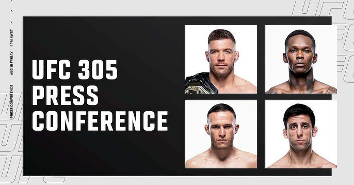 UFC 305: Du Plessis vs. Adesanya Pre-Fight Press Conference - MMAWeekly ...