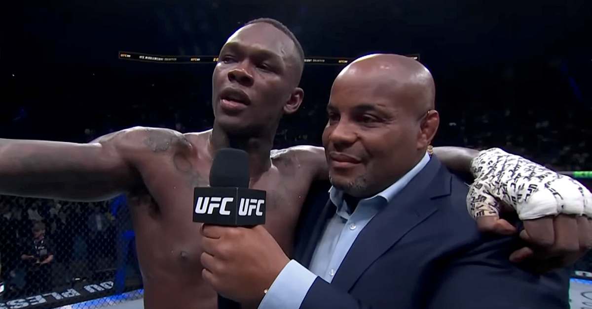 UFC 305 Octagon Interview - Israel Adesanya: 'I'm not f---ing leaving ...