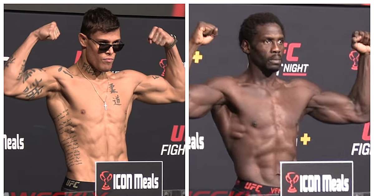 UFC Vegas 96 Main Event Weigh-In Video: Jarred Cannonier vs. Caio ...