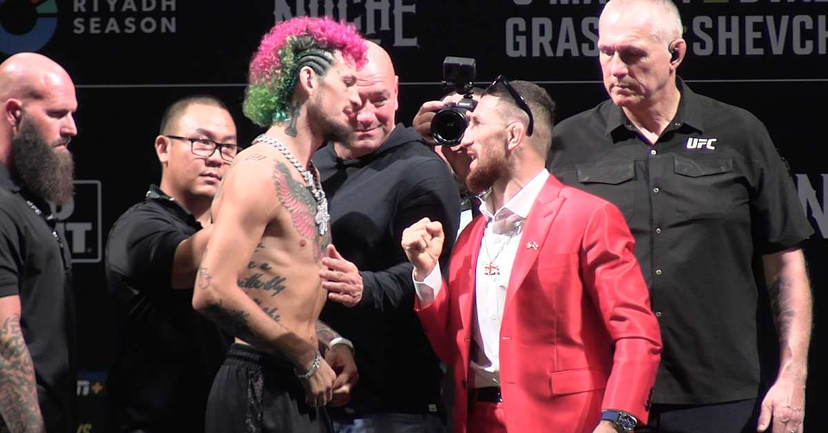 UFC 306: O'Malley vs. Dvalishvili Press Conference Face-Offs ...