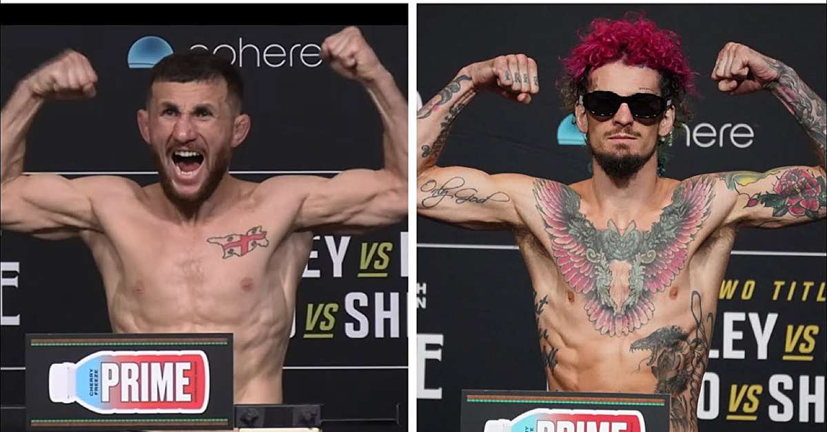 UFC 306 main event weigh-in video: Sean O'Malley vs. Merab Dvalishvili ...