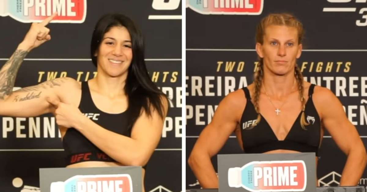 UFC 307 co-main event weigh-in video: Raquel Pennington vs Julianna ...