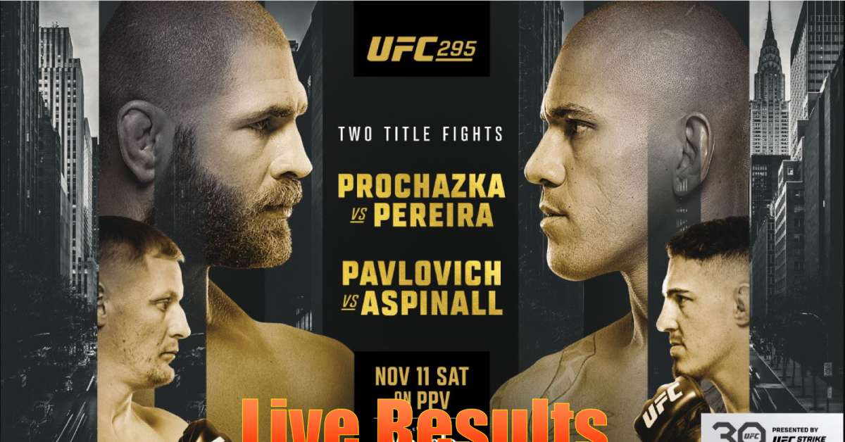 UFC 295 Live Results: Prochazka vs. Pereira - MMAWeekly.com | UFC and ...