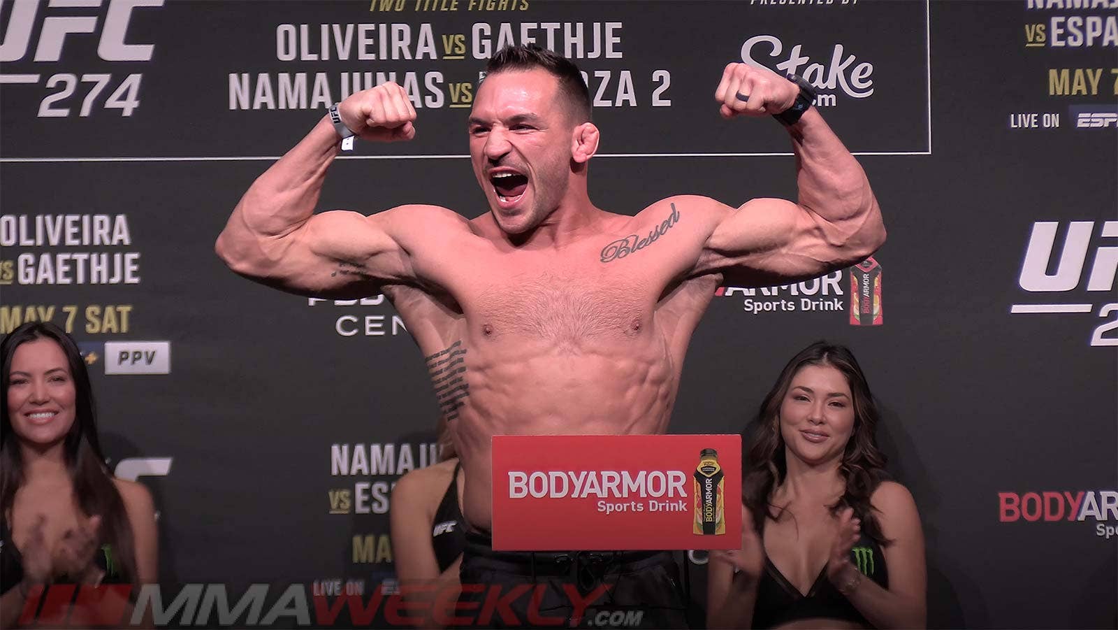Michael Chandler hints at BMF title fight against Max Holloway ...