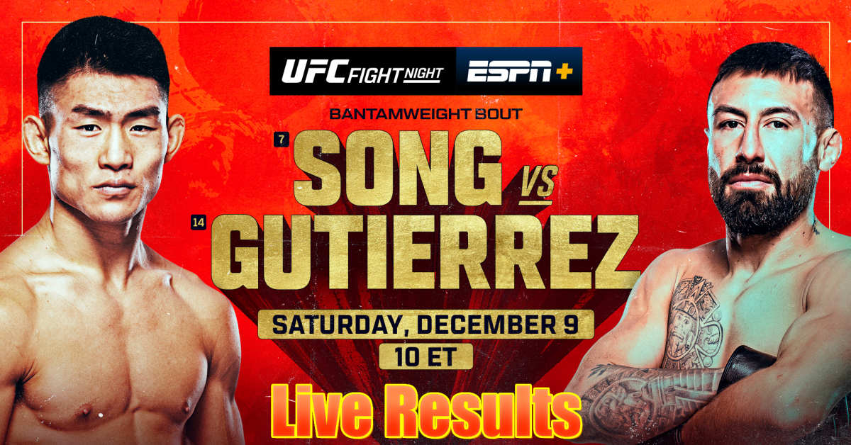 UFC Fight Night 233 Results: Song vs. Gutiérrez - MMAWeekly.com | UFC ...