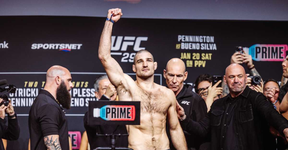 UFC 297 Ceremonial Weigh-In Photo Gallery | Strickland vs Du Plessis ...