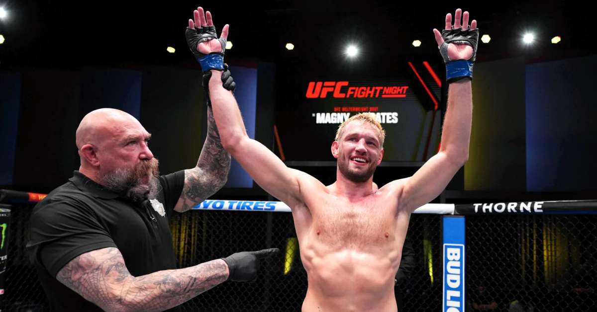 Reinier de Ridder stops Bo Nickal in UFC Des Moines co-main event ...