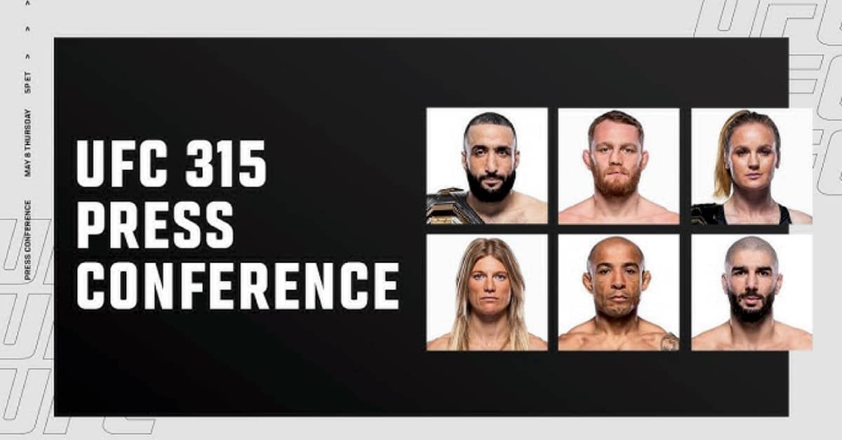 UFC 315: Muhammad vs. Della Maddalena Pre-Fight Press Conference ...