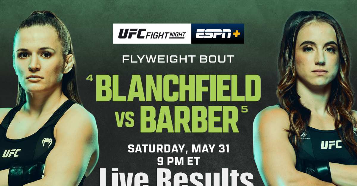 UFC Vegas 107: Blanchfield vs. Barber results - MMAWeekly.com | UFC and ...