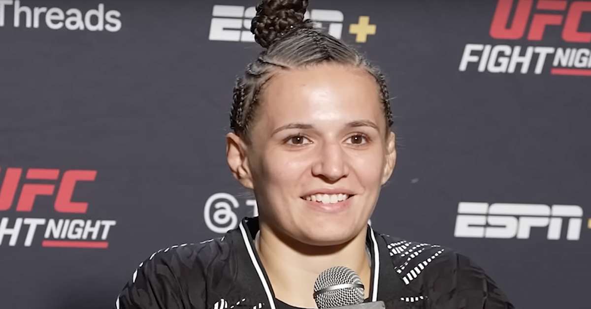 Erin Blanchfield reacts to UFC Vegas 107 main event cancellation ...