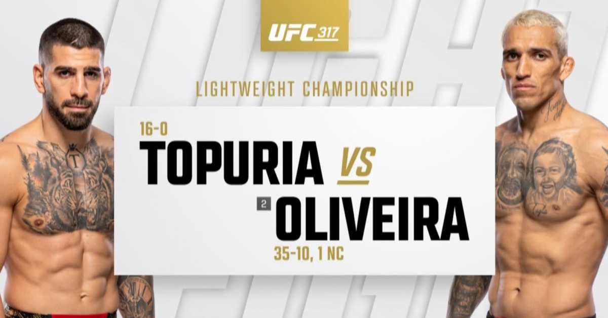 UFC 317 Highlights: Ilia Topuria vs. Charles Oliveira - MMAWeekly.com ...