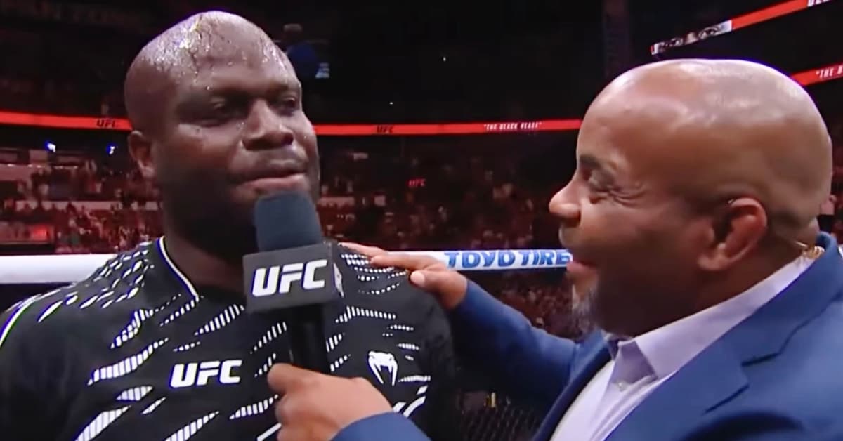 Watch Derrick Lewis' hilarious UFC Nashville octagon interview ...