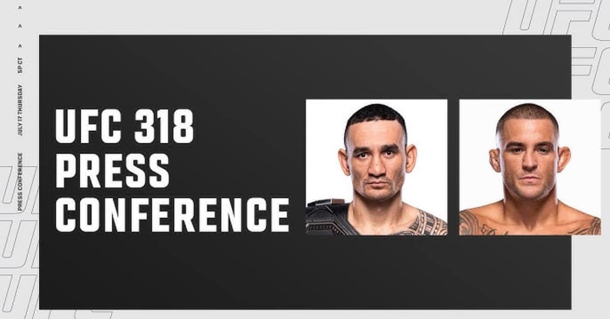 UFC 318: Holloway vs. Poirier 3 Pre-Fight Press Conference - MMAWeekly ...