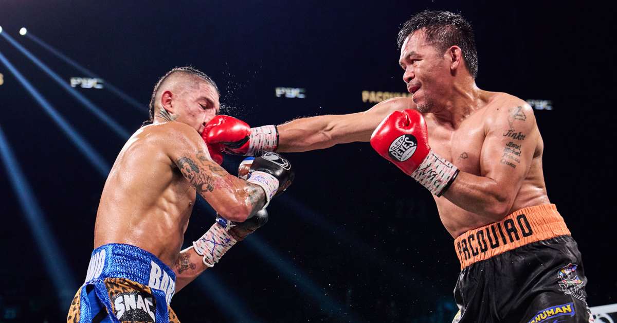 Manny Pacquiao vs. Mario Barrios surprise ending - MMAWeekly.com | UFC ...