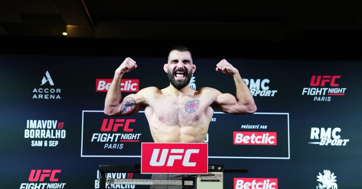 Benoit Saint Denis taps out Maurício Ruffy in UFC Paris co-main event ...