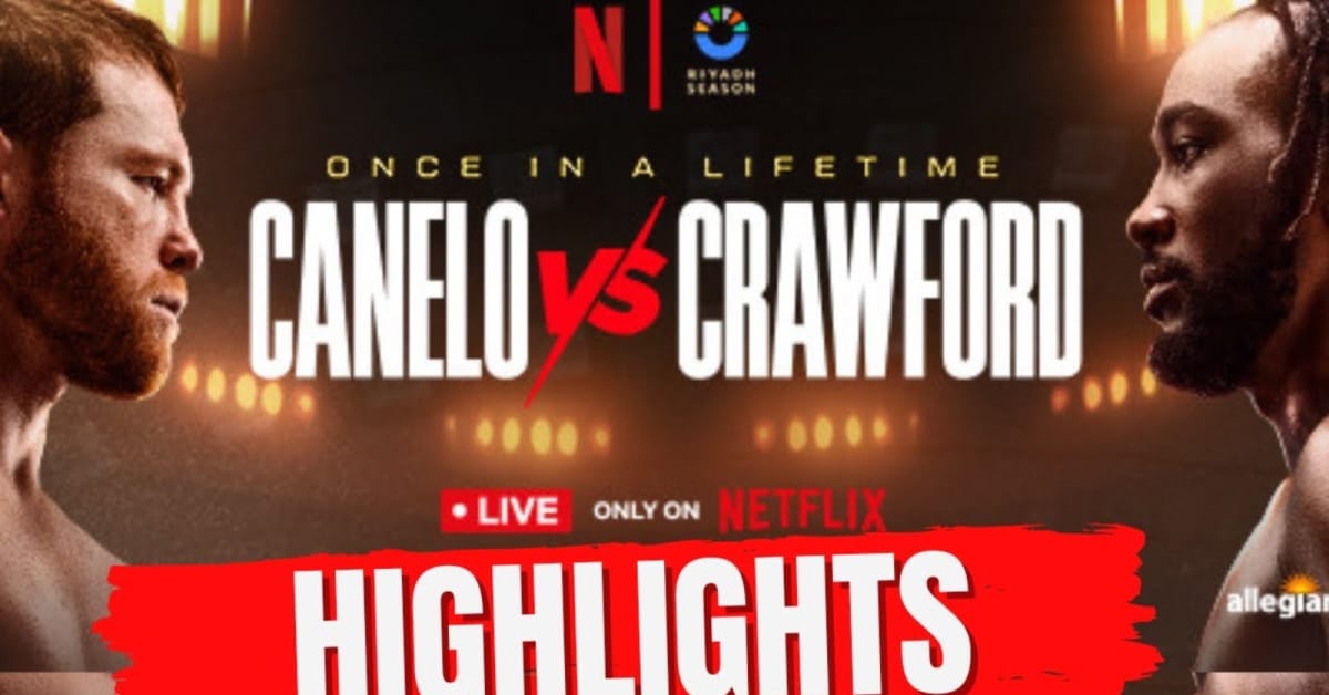 Canelo Alvarez vs. Terence Crawford Highlights - MMAWeekly.com | UFC ...