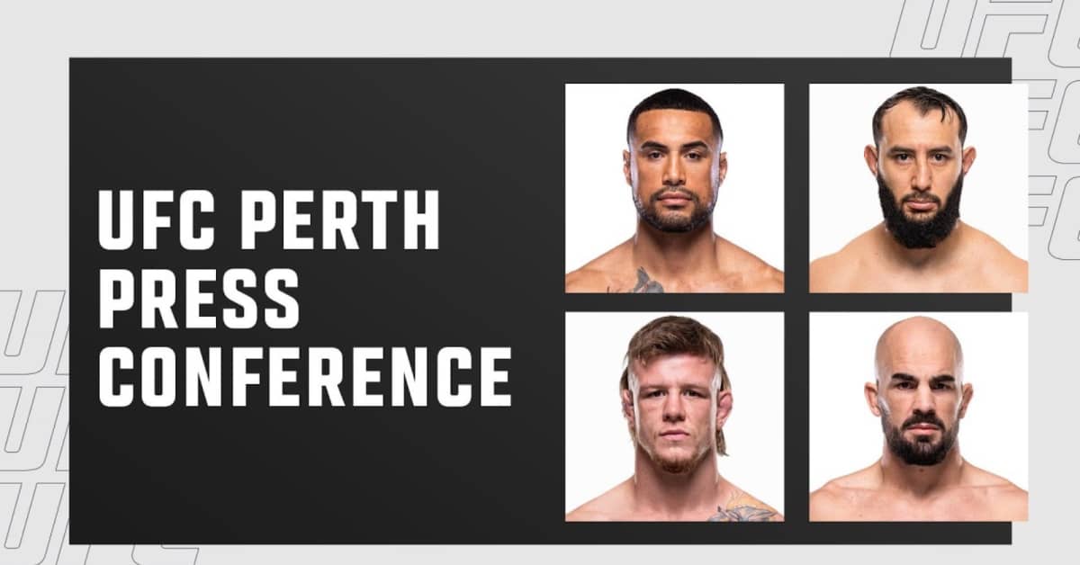 UFC Perth Pre-Fight Press Conference - MMAWeekly.com | UFC and MMA News ...