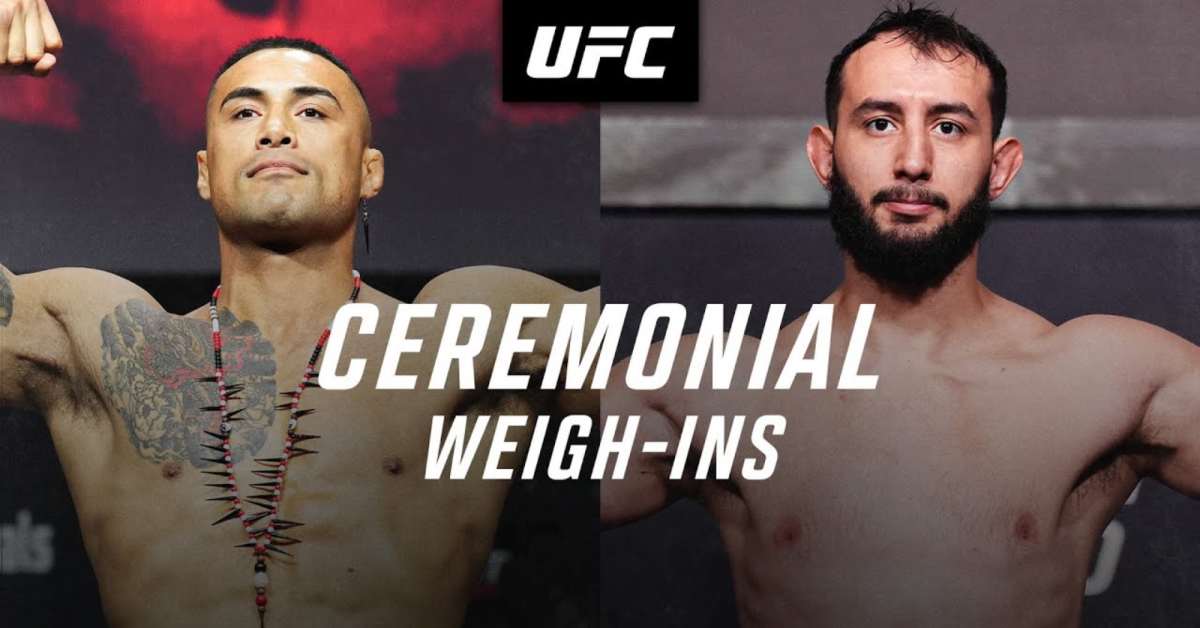 UFC Perth Ceremonial Weigh-In Video - MMAWeekly.com | UFC and MMA News ...