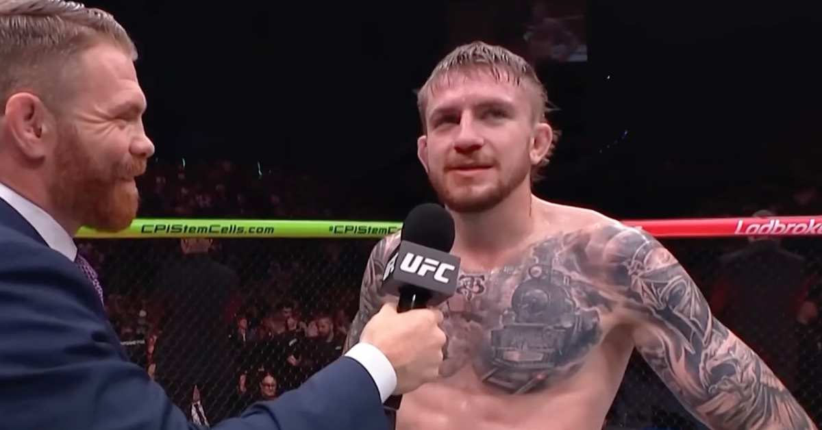 UFC Perth Bonus winner Octagon Interview: Tom Nolan - MMAWeekly.com ...