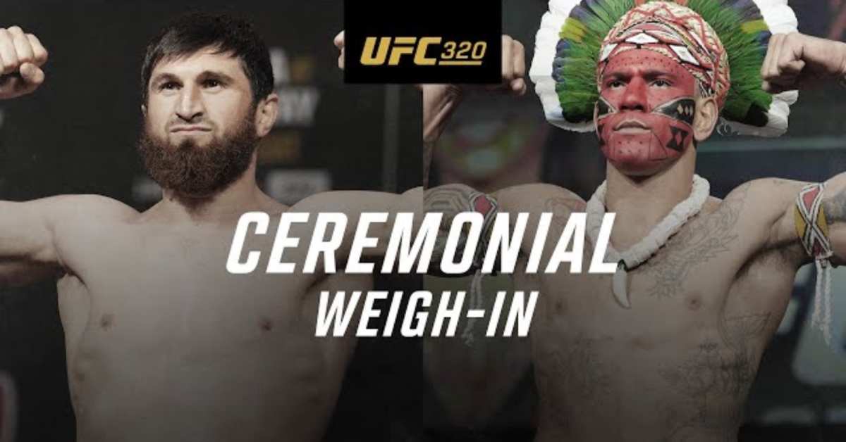 UFC 320: Ankalaev vs. Pereira 2 Ceremonial Weigh-In Video - MMAWeekly ...
