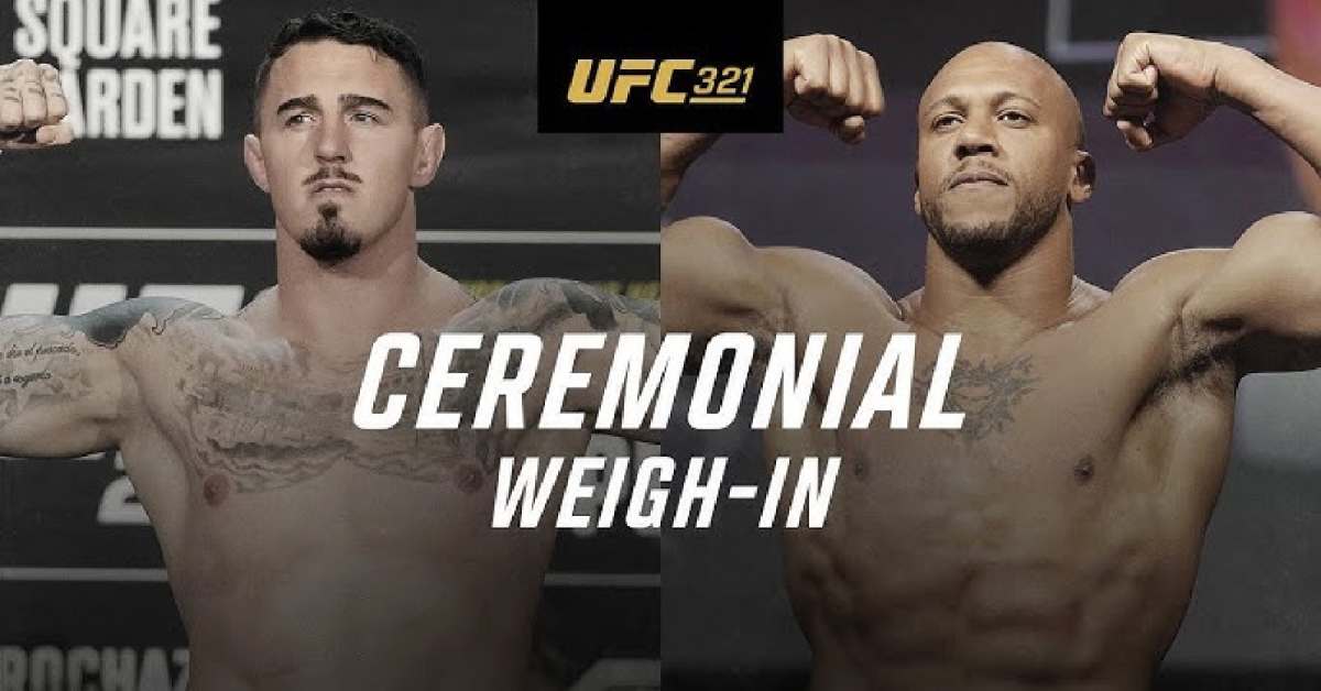 UFC 321: Aspinall vs. Gane Ceremonial Weigh-In Video - MMAWeekly.com ...