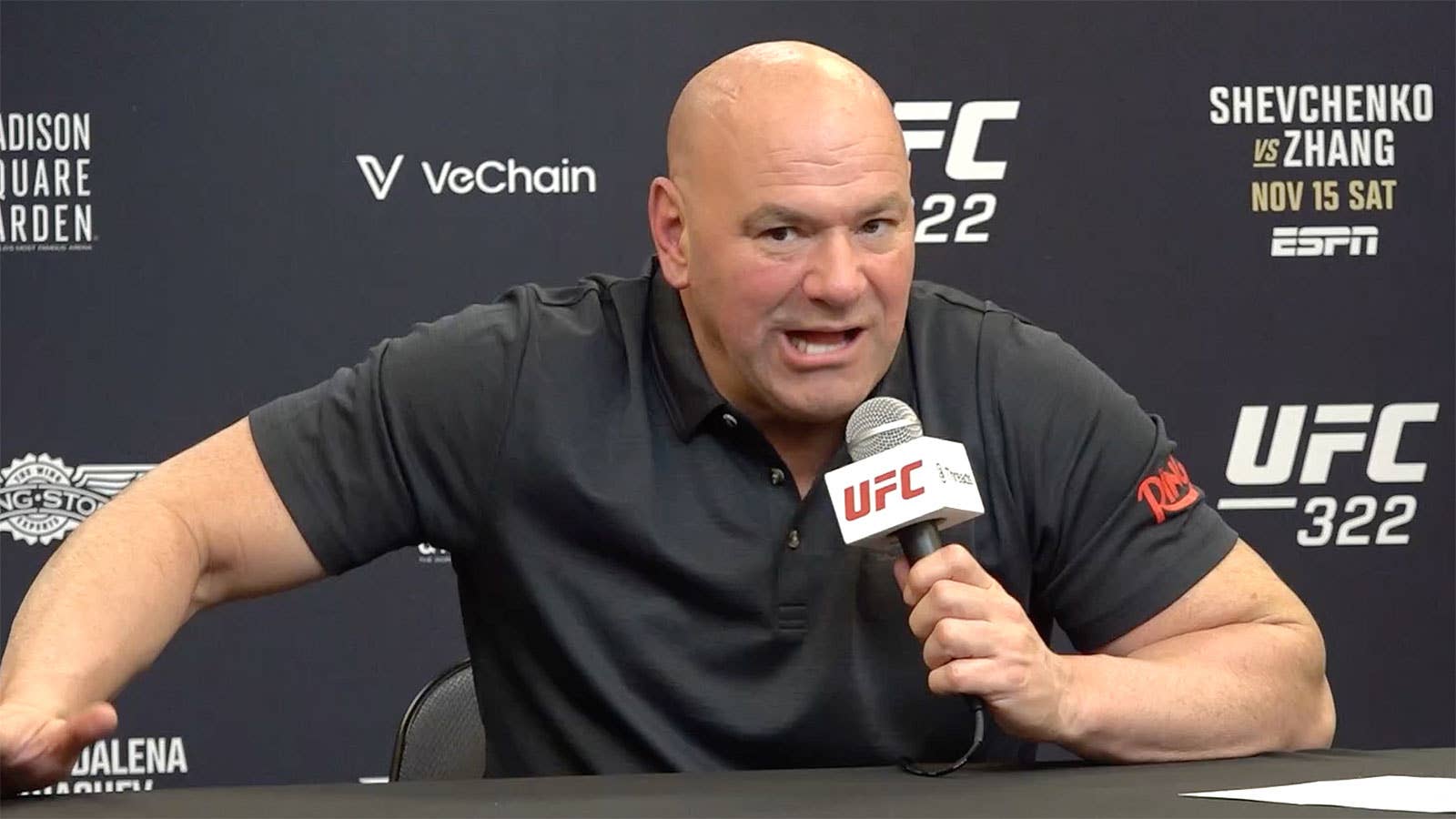 Dana White: 'You will never see Dillon Danis at a UFC fight again ...