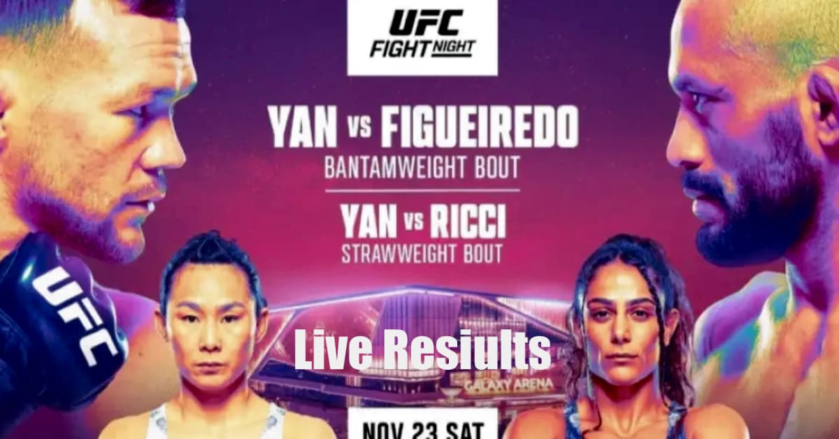 UFC Macau: Yan vs. Figueiredo Live Results - MMAWeekly.com | UFC and ...