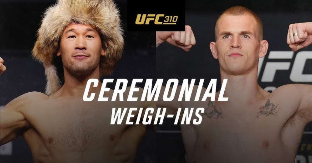 UFC 310 Ceremonial Weigh-In Video - MMAWeekly.com | UFC and MMA News ...