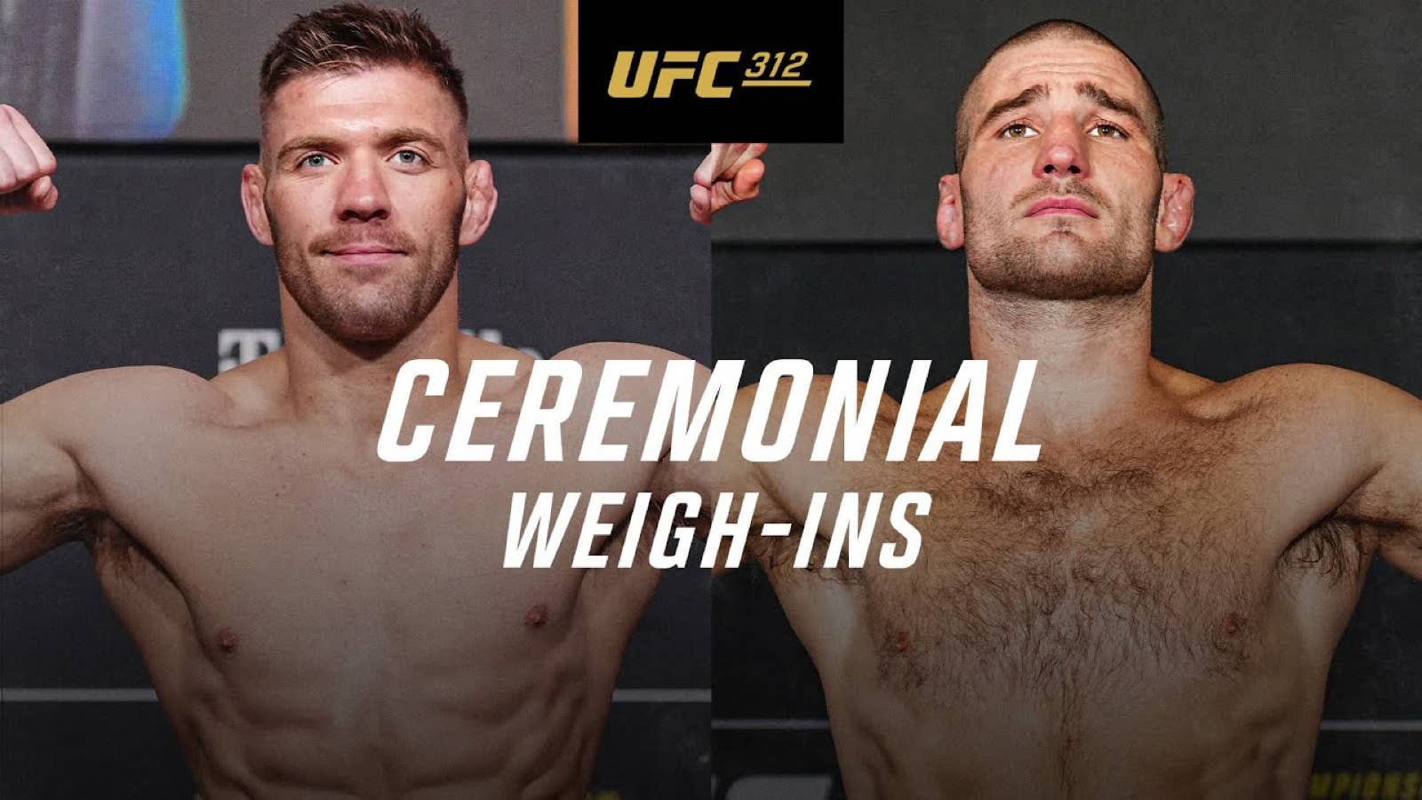 UFC 312: Du Plessis vs. Strickland 2 Ceremonial Weigh-In Video ...