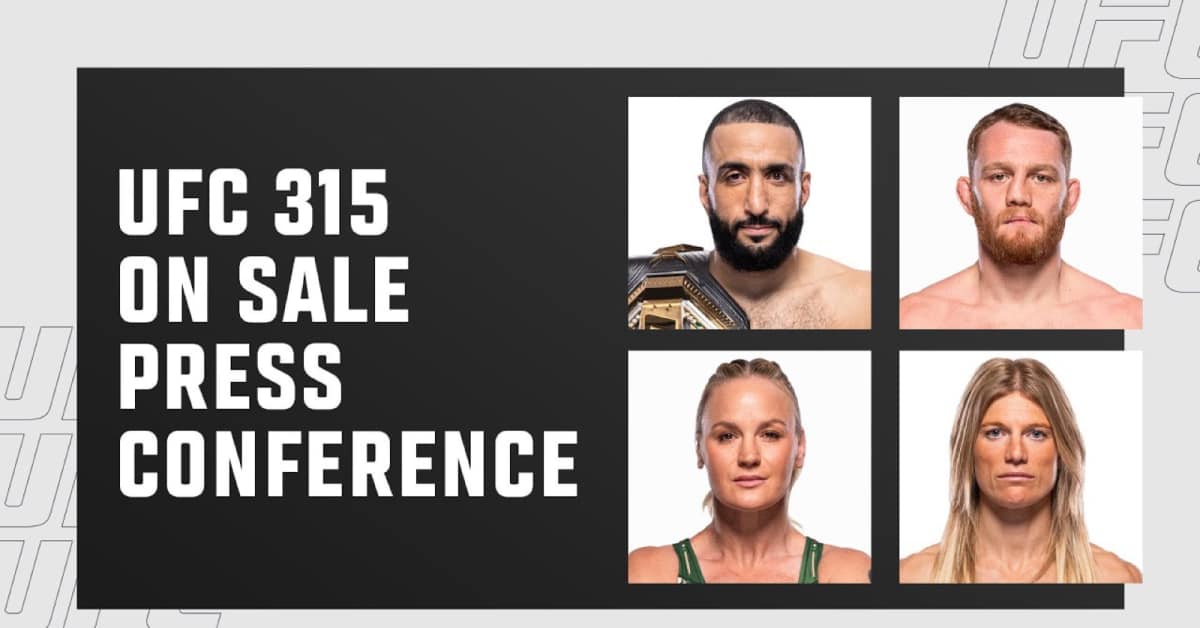 UFC 315: Muhammad vs. Della Maddalena Press Conference - MMAWeekly.com ...