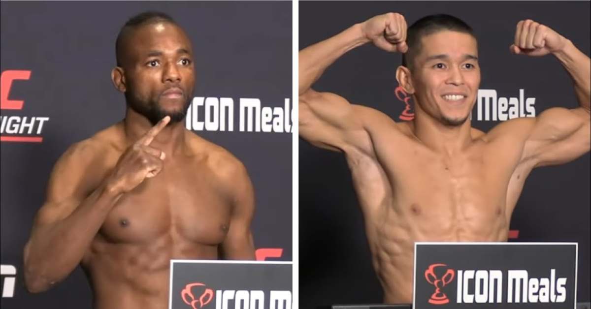 UFC Vegas 103 main event weigh-in video: Manel Kape vs. Asu Almabayev ...