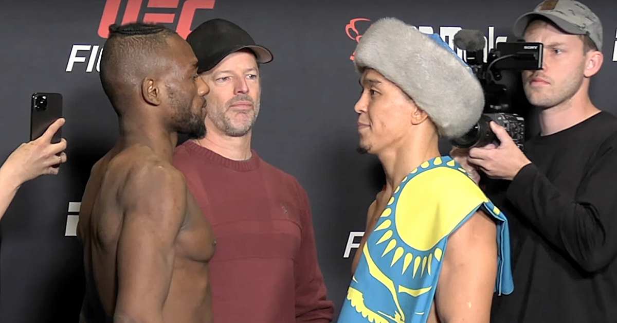 UFC Vegas 103: Kape vs. Almabayev Face-Offs Video - MMAWeekly.com | UFC ...