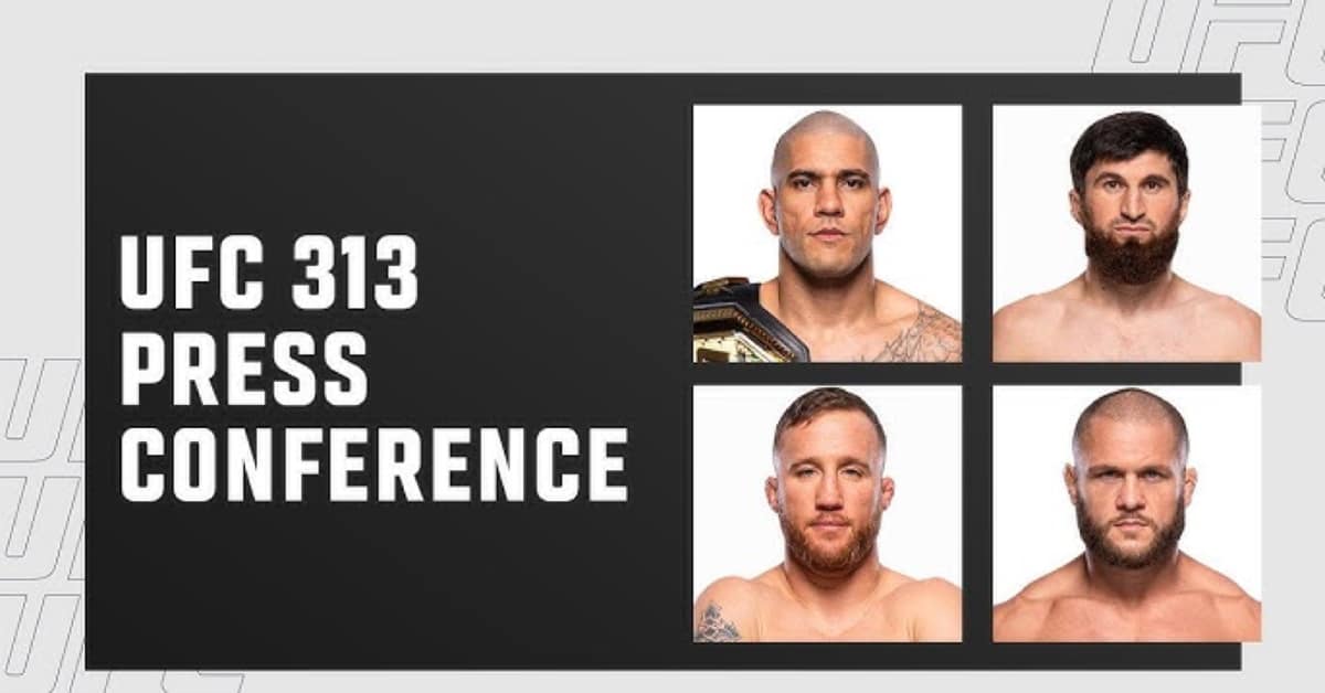UFC 313: Pereira vs. Ankalaev Pre-Fight Press Conference - MMAWeekly ...