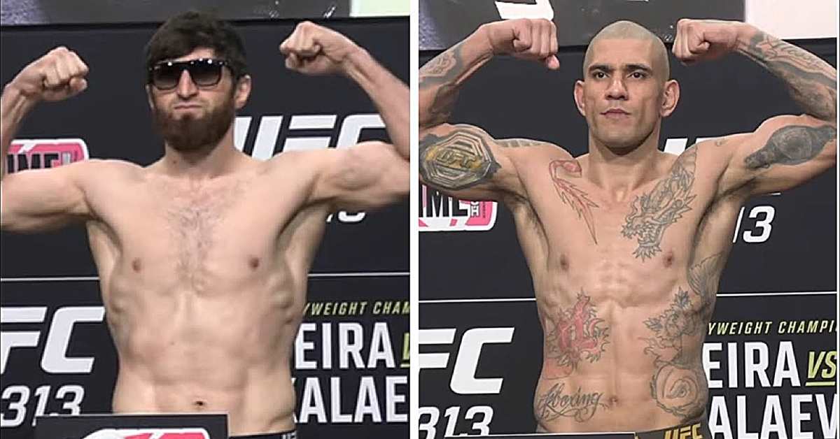 UFC 313 main event weigh-in video: Alex Pereira vs. Magomed Ankalaev ...