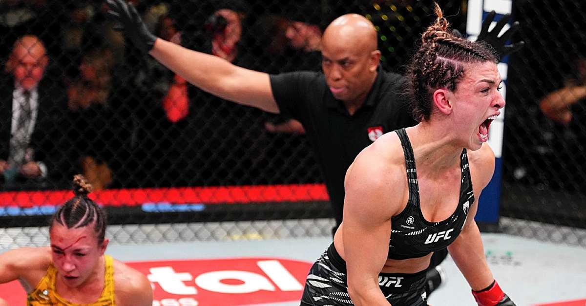Mackenzie Dern submits Amanda Ribas in UFC Vegas 101 main event ...