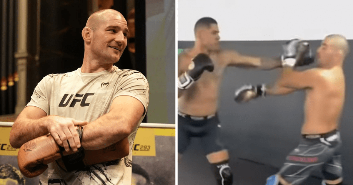 Alex Pereira and Sean Strickland trade shots in full sparring video ...