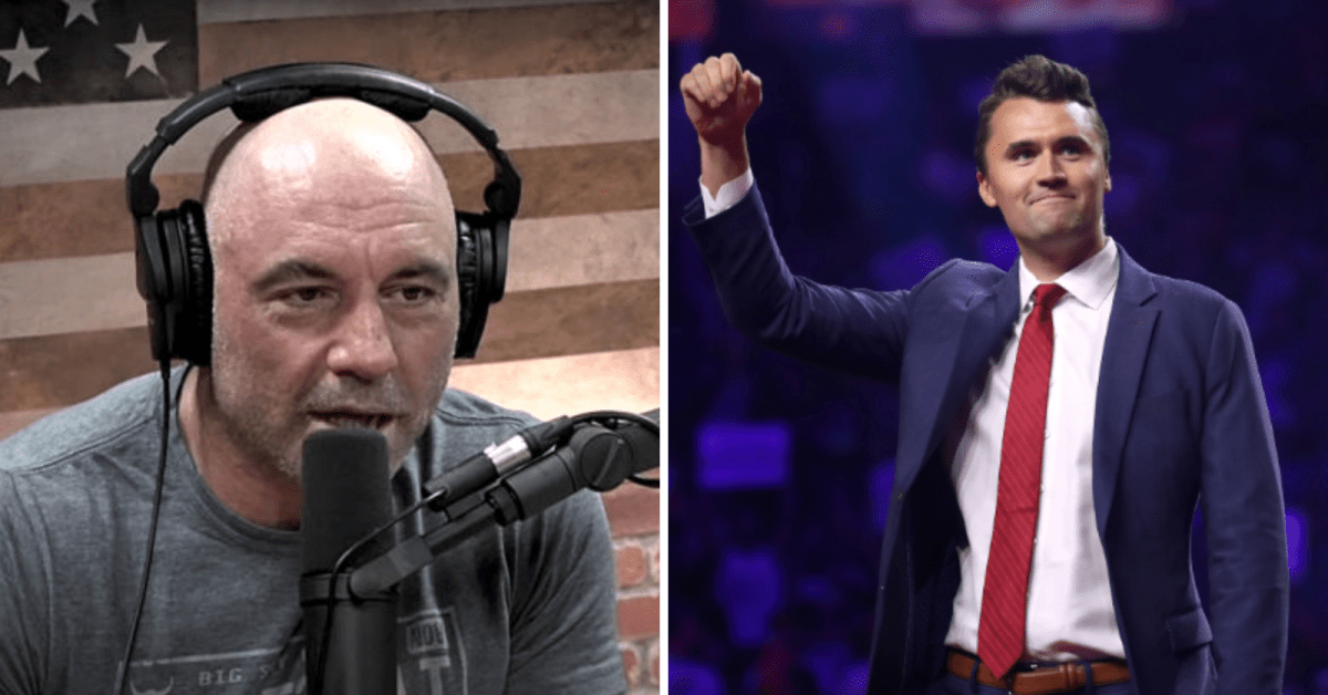 Joe Rogan reacts to Charlie Kirk's death LIVE during podcast ...